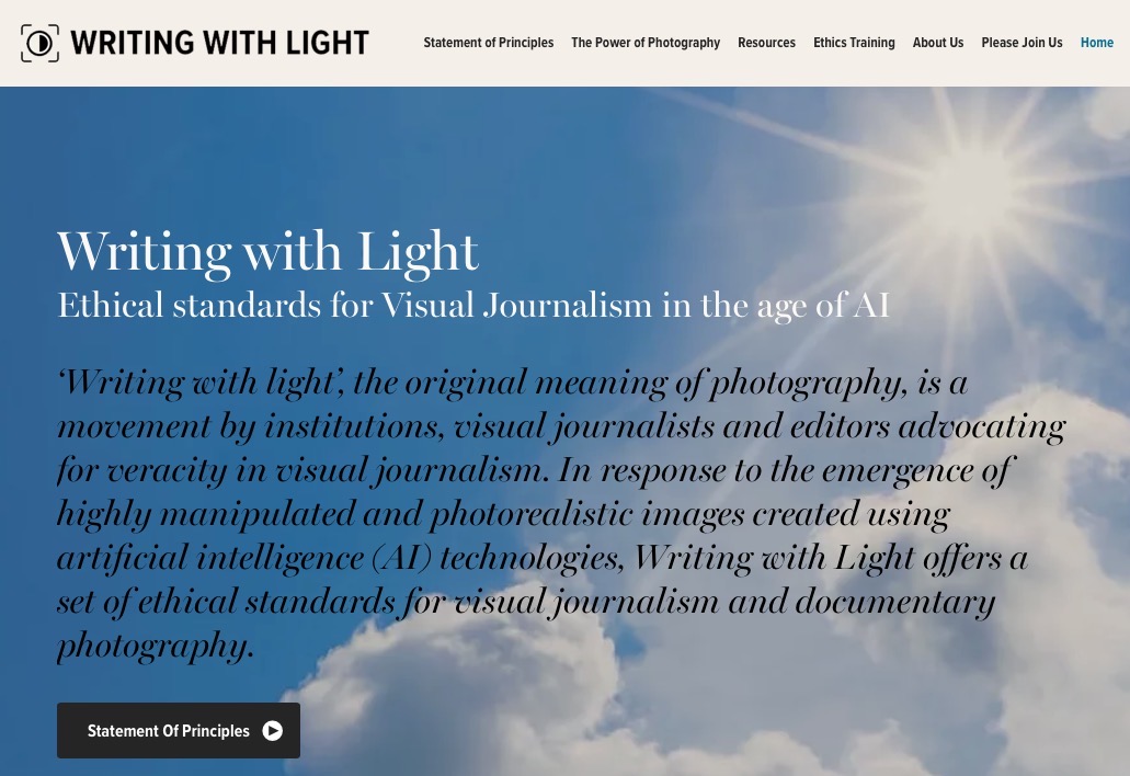 Visual Journalism – Notes from aside the camera